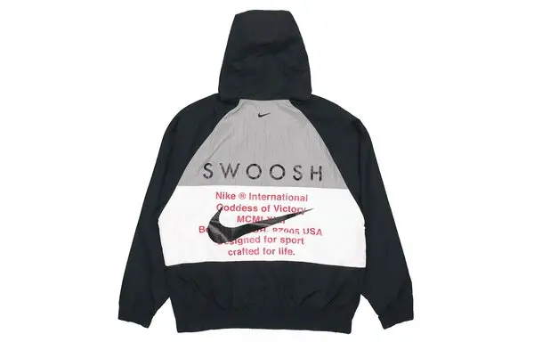 Nike Swoosh Windproof Sports Woven Hooded Jacket
