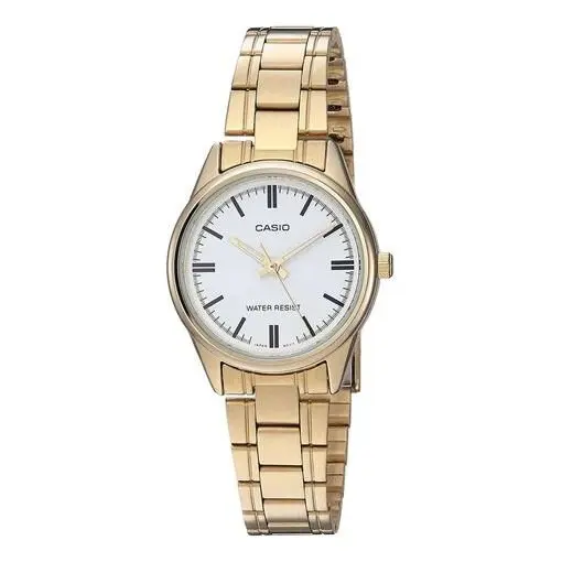 Casio Quartz Stainless Steel Case Watch - White
