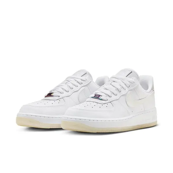 Nike Force 1 '07 Lx "uv Swooshes" Sneakers - White/white/white