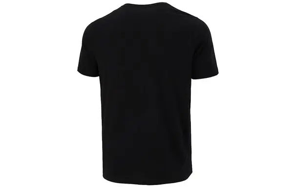 PUMA Contrasting Colors Logo Printing Round Neck Short Sleeve