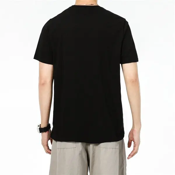 PUMA Contrasting Colors Logo Printing Round Neck Short Sleeve