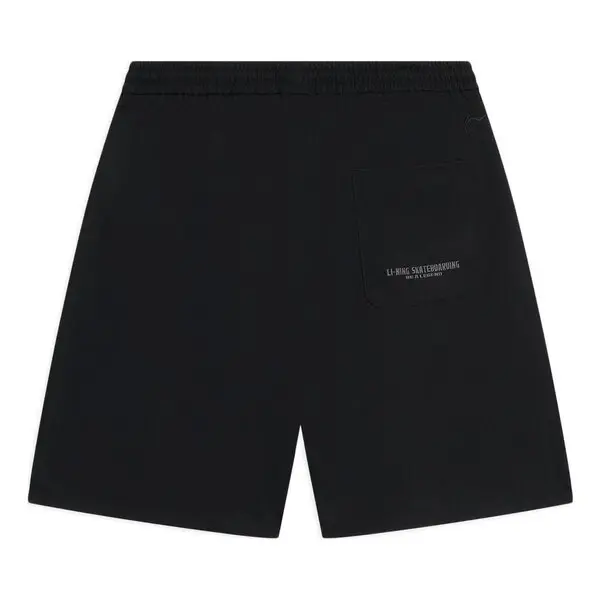 LI-NING Skateboarding Graphic Shorts - Black