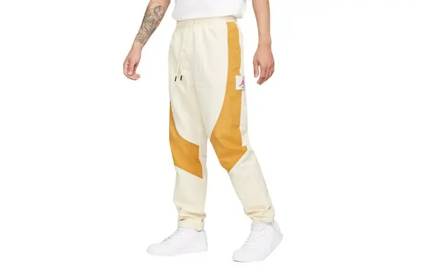 JORDAN Flight Contrasting Colors Breathable Drawstring Sports Pants