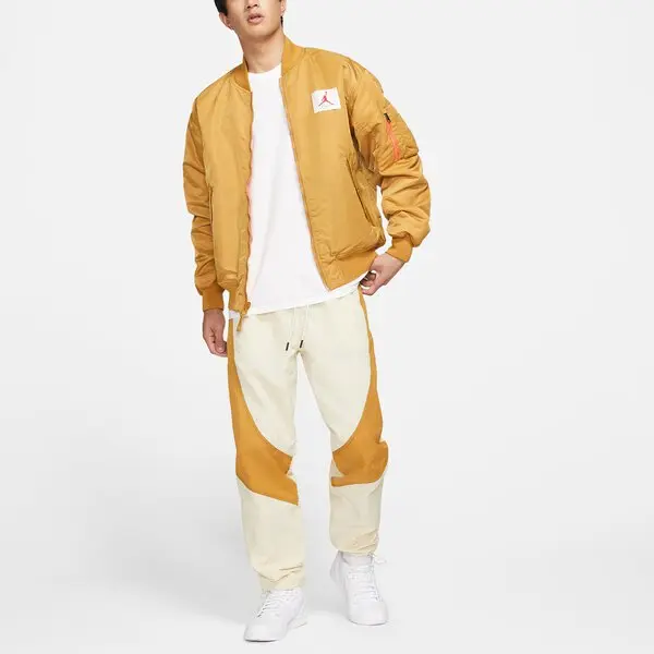 JORDAN Flight Contrasting Colors Breathable Drawstring Sports Pants