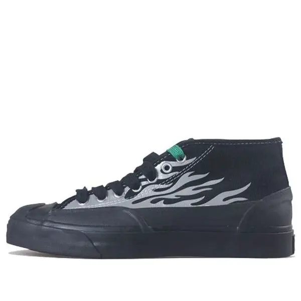CONVERSE Asap Nast X Jack Purcell Mid "silver Flames - Black/silver