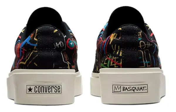 CONVERSE Jean-michel Basquiat X Skid Grip "kings Of Egypt Ii" Sneakers - Black/multi-color