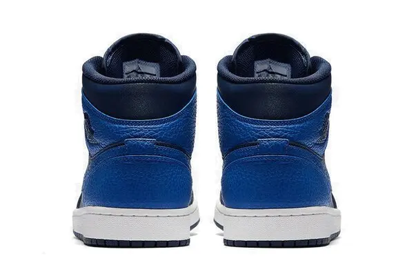 JORDAN 1 Retro Mid Obsidian Royal - Navy