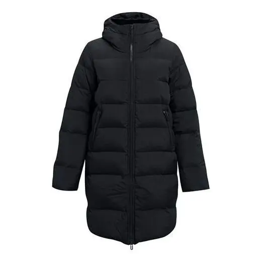 Under Armour Coldgear Infrared Long Down Jacket - Black