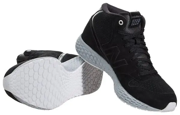 NEW BALANCE 988 Fresh Foam Mid Top Sneakers - Black