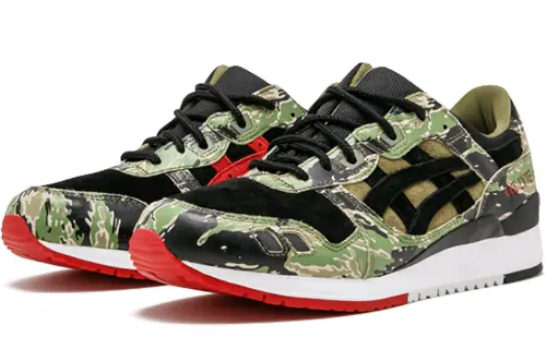 Asics Atmos X Gel-lyte 3 "green Tiger Camo" Sneakers - Camouflage