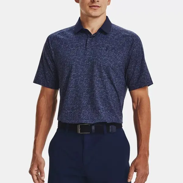 Under Armour Iso-chill Heather Polo Shirt - Navy