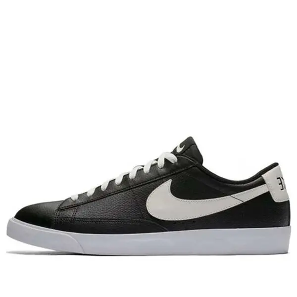 Nike Blazer Low Leather Sneakers - Black/sail