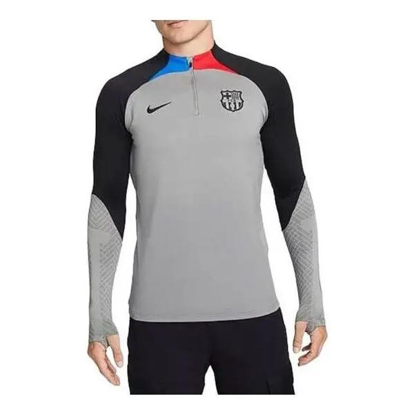 Nike Barcelona Dri-fit Strike Drill Top - Grey/multi-color