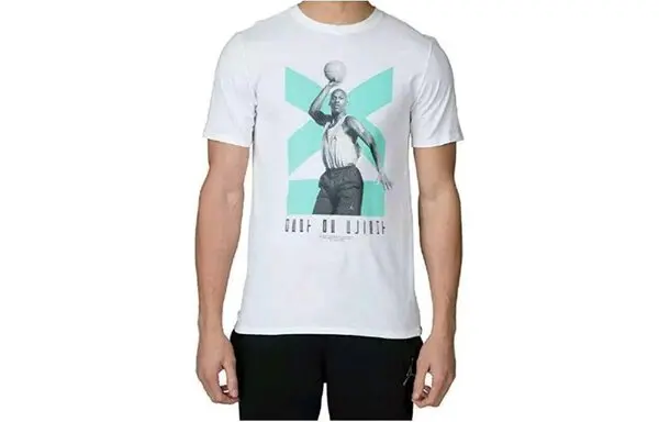 JORDAN Retro 11 T-shirt 'white - White/blue