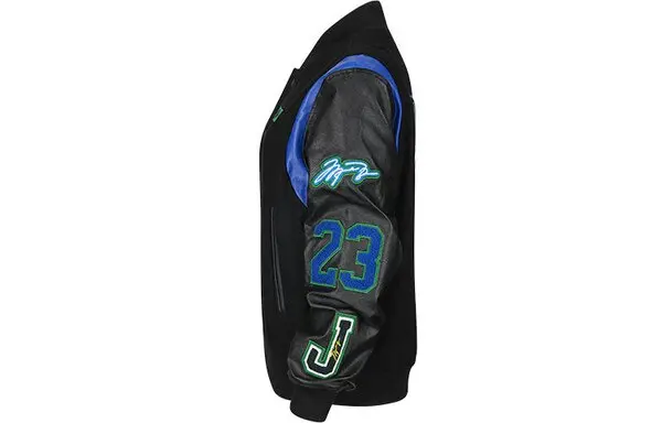 JORDAN X Aleali May Stand-up Collar Baseball Jacket
