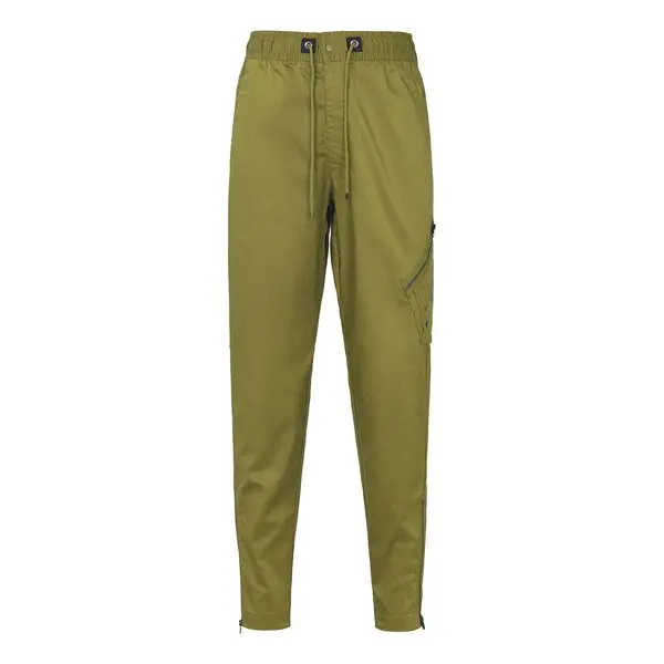 JORDAN Wings Utility Zipper Sports Long Pants - Yellow