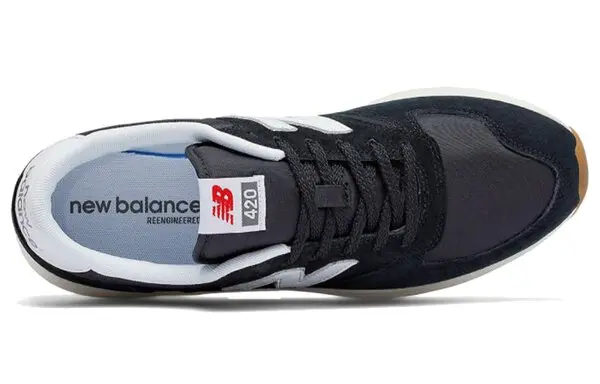 NEW BALANCE 420 Re-engineered Sneakers - Black/white/grey