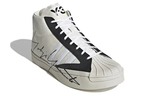 Adidas Y-3 Yohji Pro Mid Top Sneakers - White