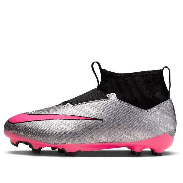 Nike Mercurial Superfly 9 Academy 25 Mg Soccer Cleats - Silver/pink