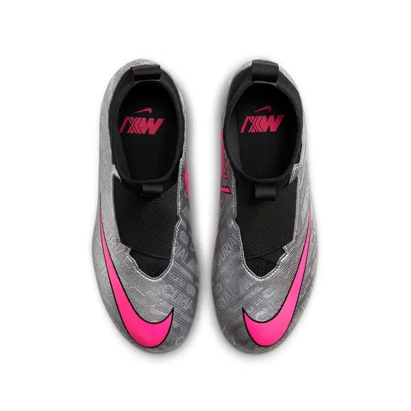Nike Mercurial Superfly 9 Academy 25 Mg Soccer Cleats - Silver/pink