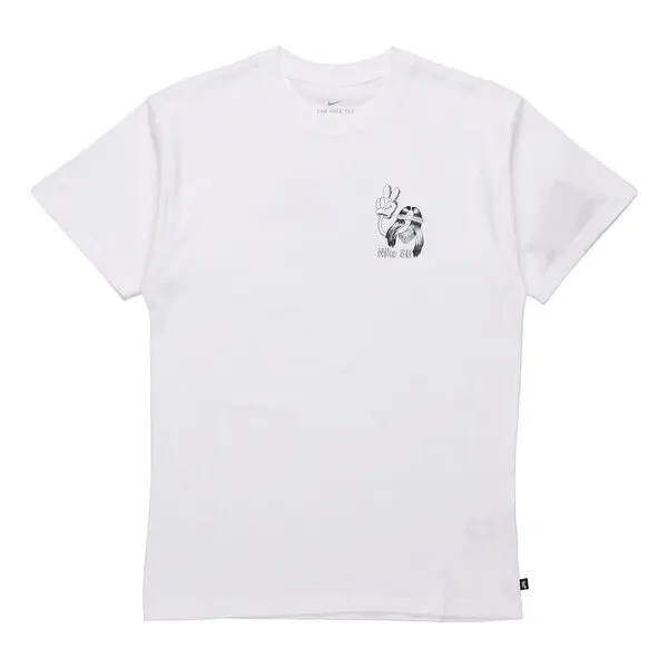 Nike Graphic Print T-shirt - White