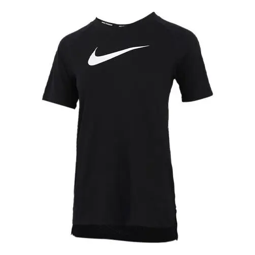 Nike Breathe Tailwind Dri-fit Running Short Sleeve - Black