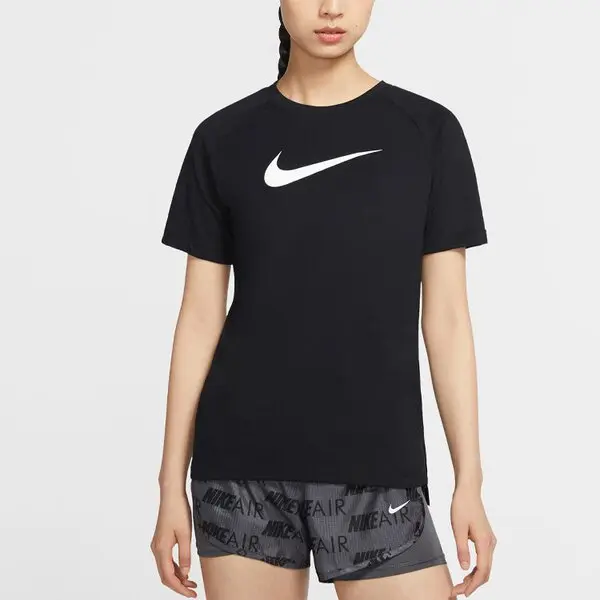 Nike Breathe Tailwind Dri-fit Running Short Sleeve - Black