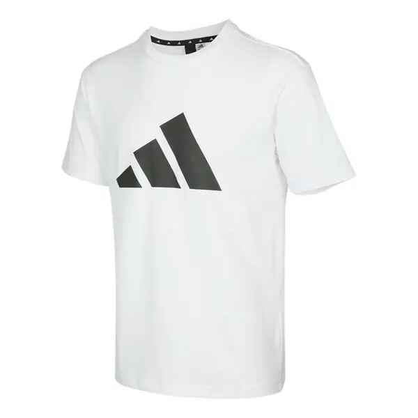 Adidas Fi 3b Tee Athleisure Casual Sports Round Neck Short White T-shirt - Multi-color