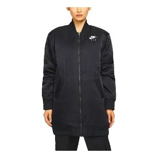 Nike Therma-fit Synthetic-fill Mid-length Jacket - Black