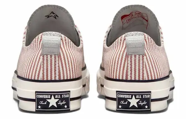CONVERSE Chuck 70 Low Top "crafted Stripe - White/red