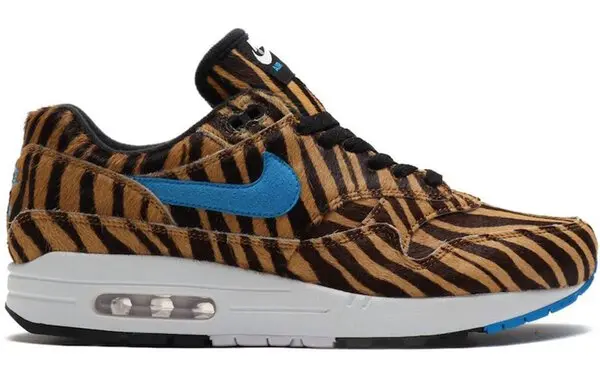Nike X Atmos Air Max 1 Dlx 'animal Pack Tiger' Sneakers - Multi