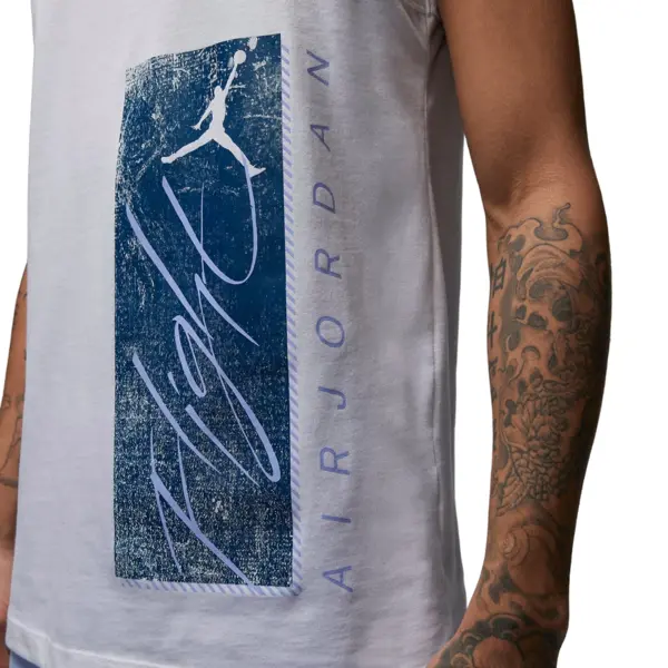 JORDAN Graphic Tank - White/blue