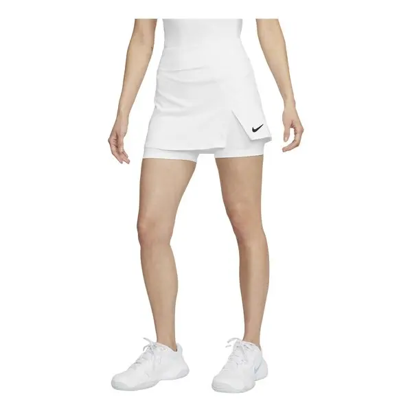 Nike Court Dri-fit Victory Tennis Skirt - White/black