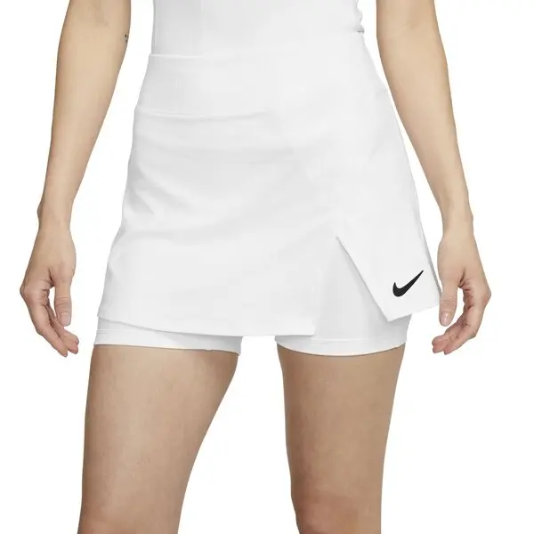 Nike Court Dri-fit Victory Tennis Skirt - White/black