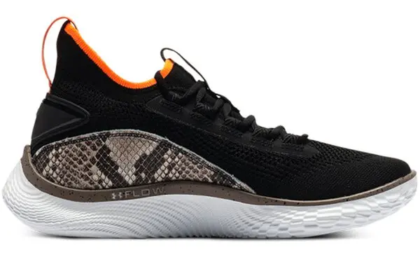 Under Armour Curry 8 "strike & Flow" Athletic Sneakers - Black/brown