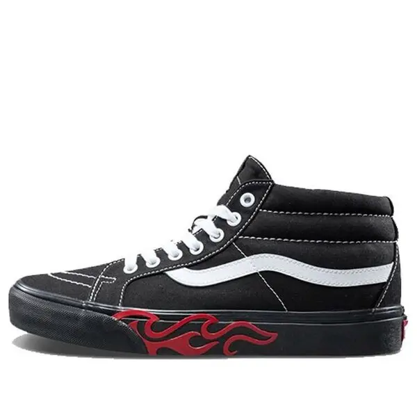 VANS Sk8-mid Flame Cut Out Sneakers - Black