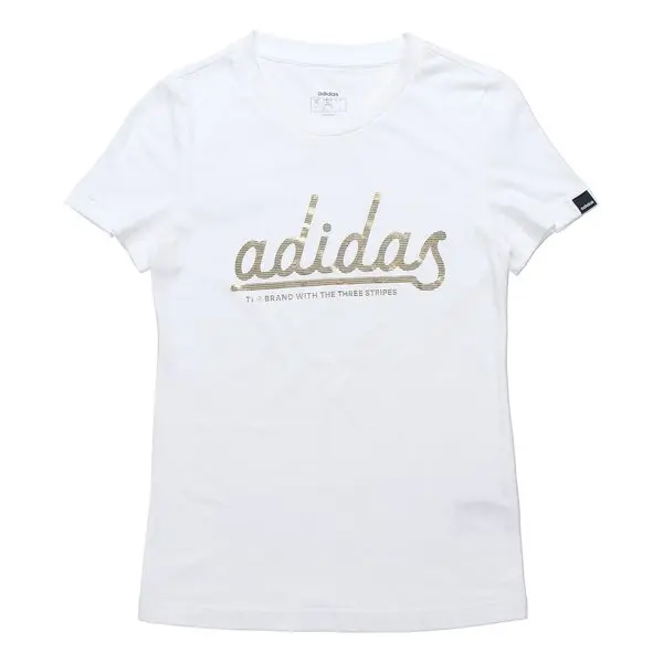 Adidas Short Sleeve Graphic T-shirt - White