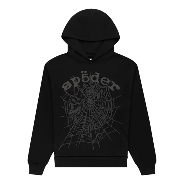 SP5DER Phantom Web Hoodie - Black