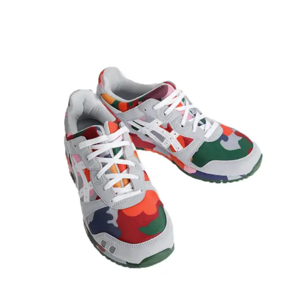 Asics X Comme Des Garçons Shirt Gel-lyte 3 Sneakers - Grey/red/multicolor