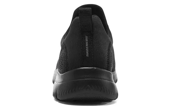 Sketchers Summits Perfect Views Lace-up Sneakers - Black