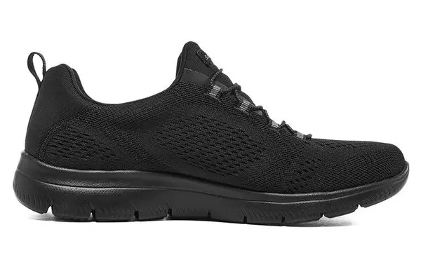 Sketchers Summits Perfect Views Lace-up Sneakers - Black