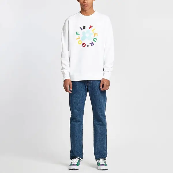 CONVERSE X Golf Le Fleur Crew Sweatshirt - White