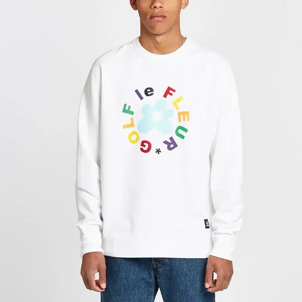 CONVERSE X Golf Le Fleur Crew Sweatshirt - White
