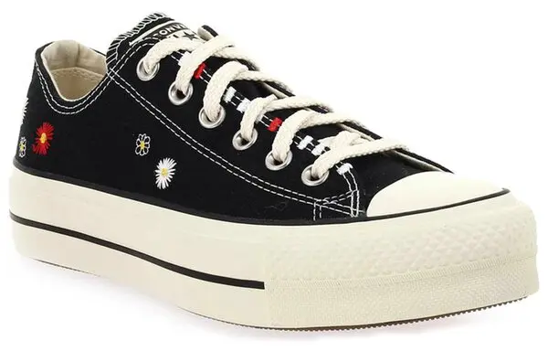 CONVERSE Chuck Taylor All Star Lift Low "daisy Embroidery