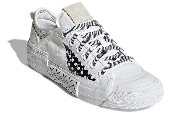 Adidas Nizza Low Top Sneakers With Graphic Detailing