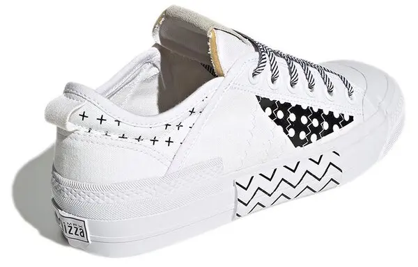 Adidas Nizza Low Top Sneakers With Graphic Detailing