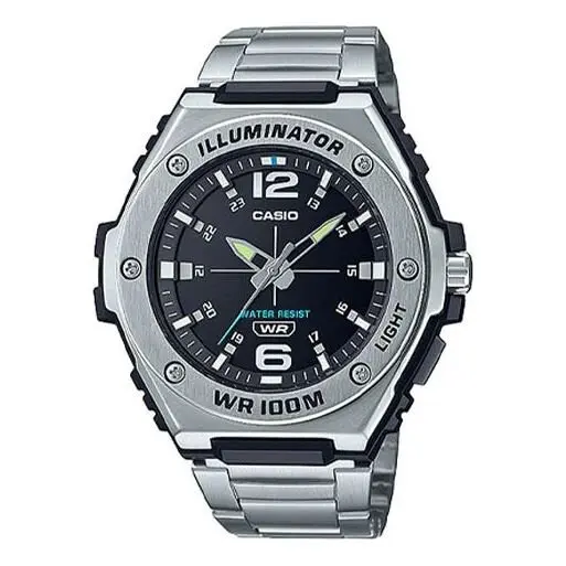 Casio Quartz Limited Edition Waterproof Stainless Steel Strap Analog - Black