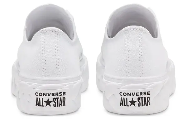 CONVERSE Chuck Taylor All Star Low Top Sneakers With Braided Sole - White