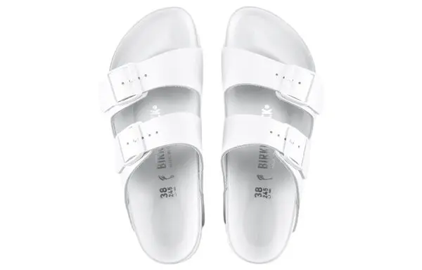 BIRKENSTOCK Arizona Leather Sandals - White