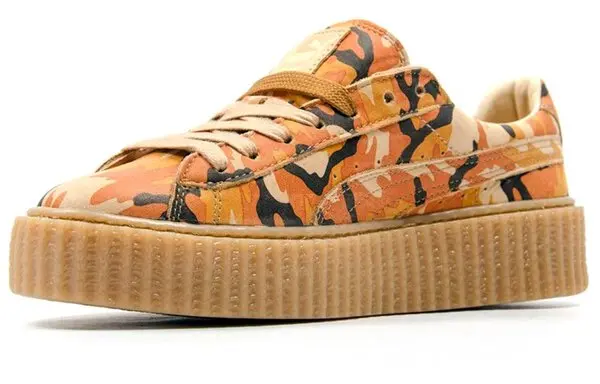 PUMA Fenty X Suede Creepers Orange Camo